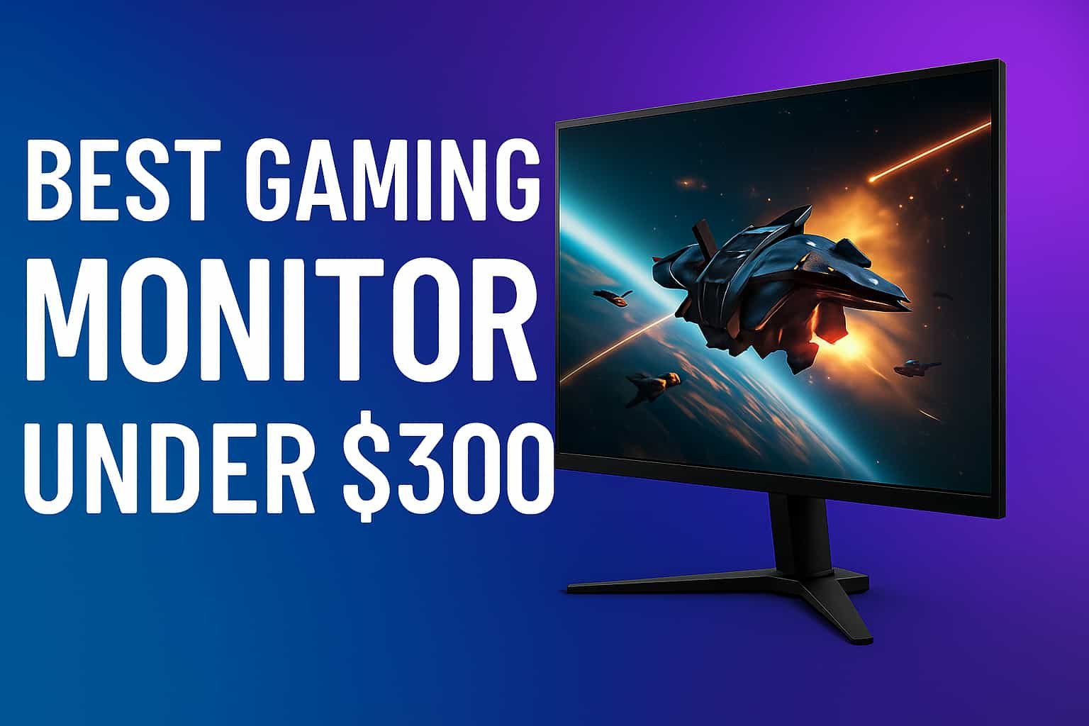 Best Gaming Monitor Under 300 Dollars: Top 5 Picks