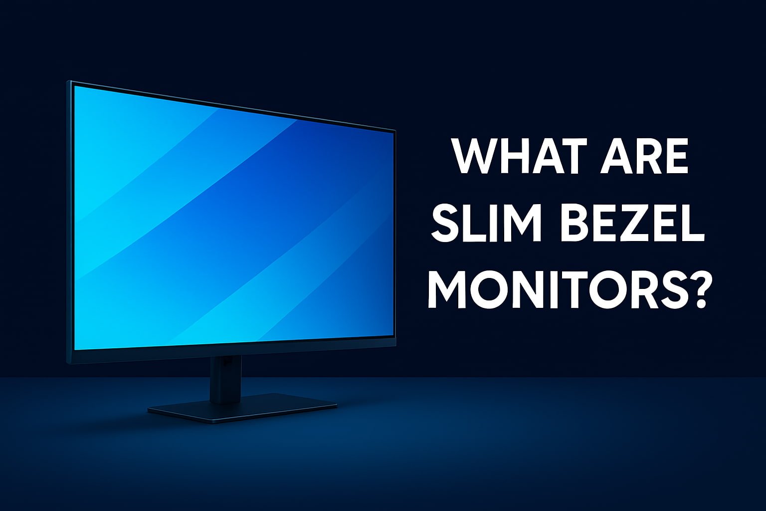 What Are Slim Bezel Monitors? 5 Things You Should Know
